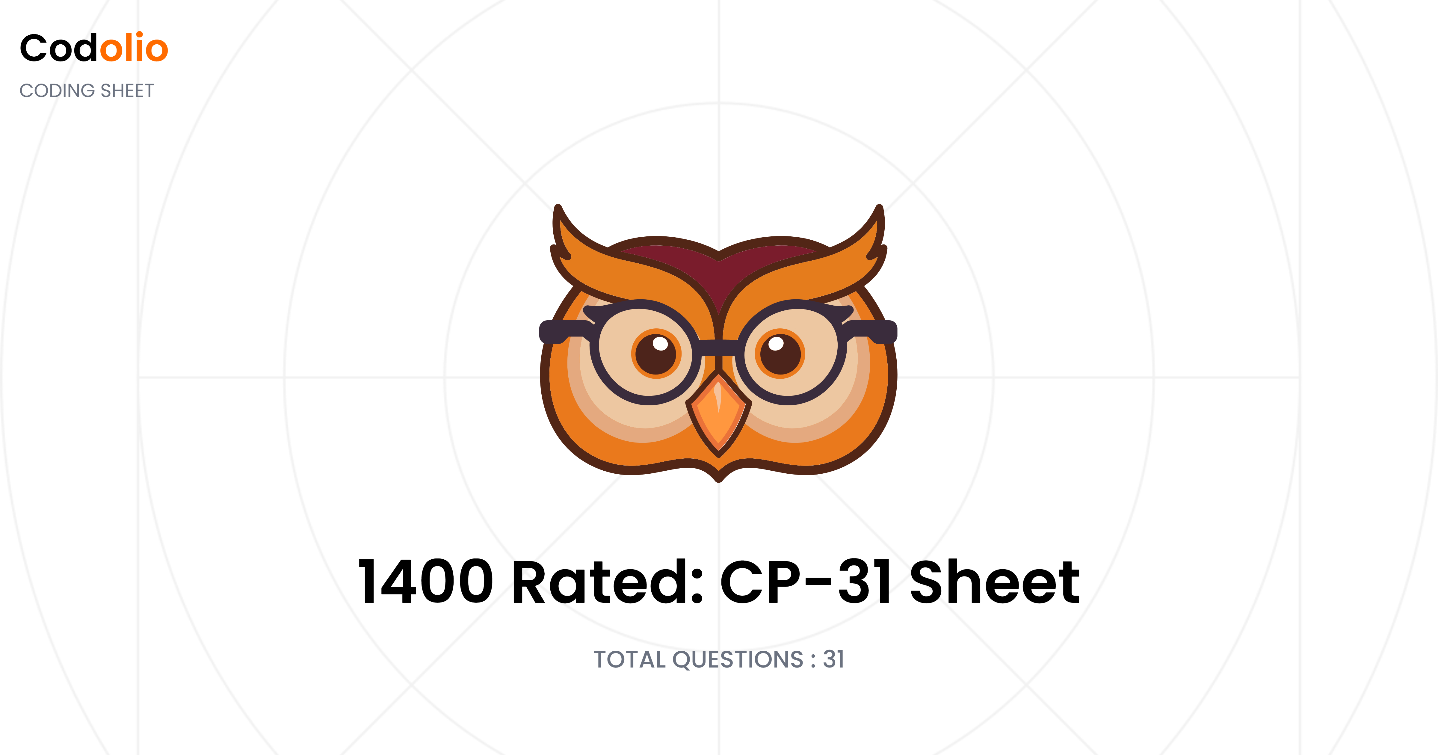 1400 Rated: CP-31 Sheet | Codolio