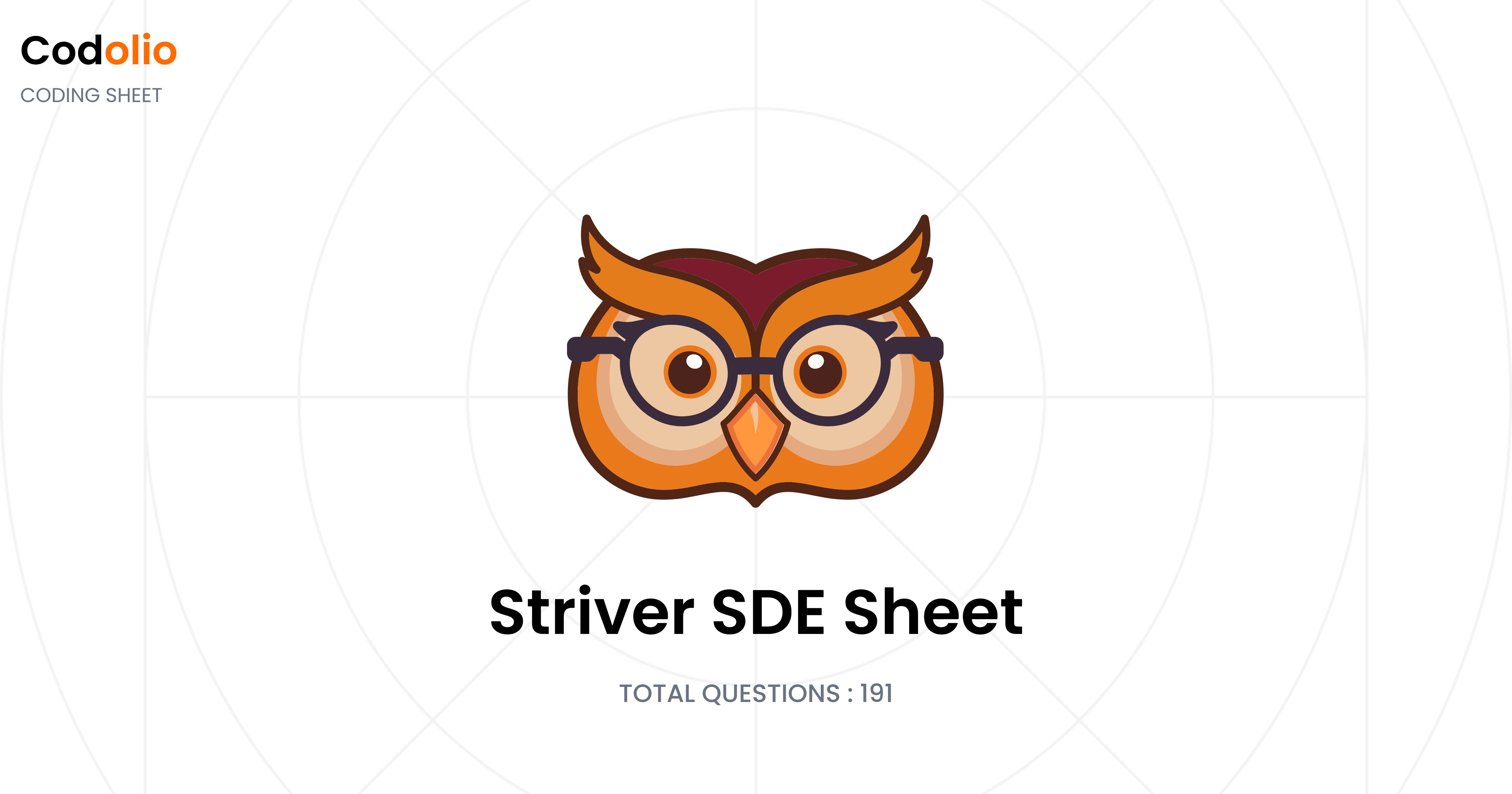 Striver SDE Sheet | Codolio
